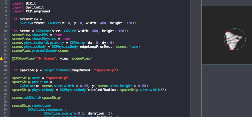 Xcode Playground Part Iv Spritekit 2d Game Engine Stefan Mehnert